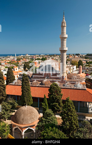 View of Suleymaniye Mosque, Rhodes Greece Stock Photo - Alamy