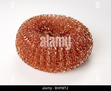 Copper scouring pads Stock Photo - Alamy