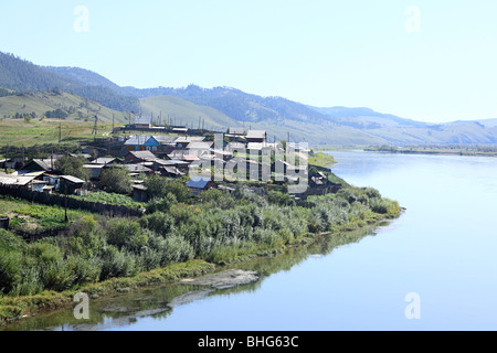 Village in Siberia - Russia Stock Photo - Alamy