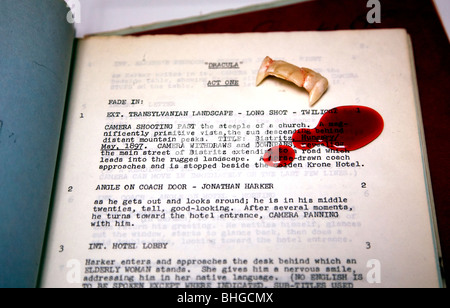 Horror film script Stock Photo - Alamy