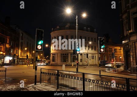 Traffic lights at Lichfield Street junction Wolverhampton the site of ...