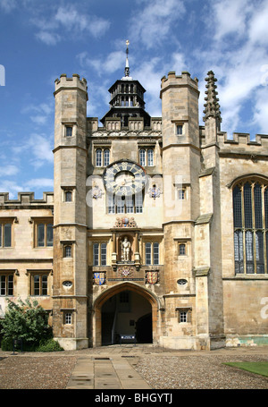 Cambridge University, Trinity College clocktower Stock Photo - Alamy