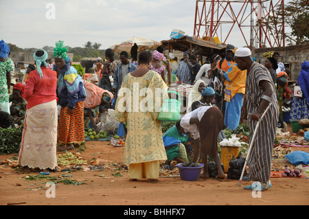 Serrekunda is the biggest town, The Gambia Stock Photo - Alamy