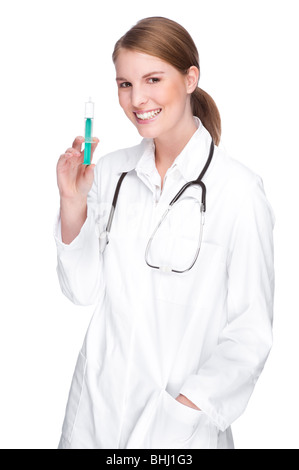 Beautiful Woman Doctor Stock Photo - Alamy