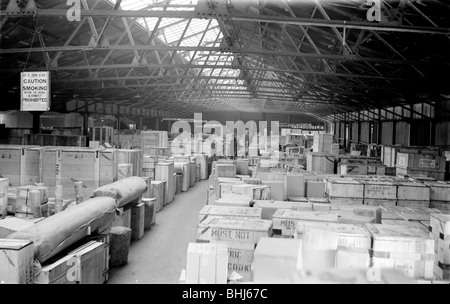 A transit shed at King George V Dock, London, c1945-c1965. Artist: SW ...