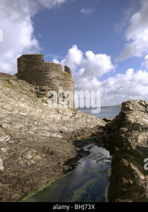 Little Dennis Blockhouse at Pendennis castle in falmouth, Cornwall, UK ...
