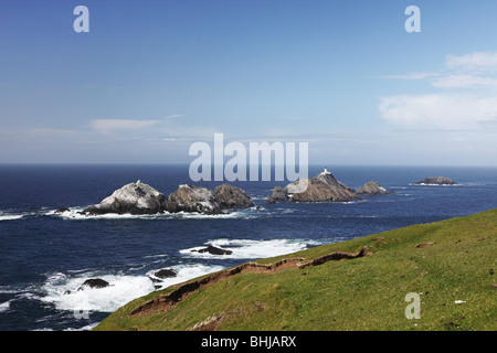 Muckle Flugga lighthouse, Britain's most northerly lighthouse on the ...
