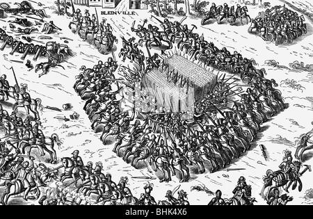 French Religious Wars 1562-1598. Siege of Chartres. Huguenots besieged ...