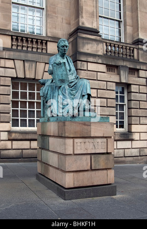 Edinburgh, Scotland. Statue of David Hume, a Scottish Enlightenment ...