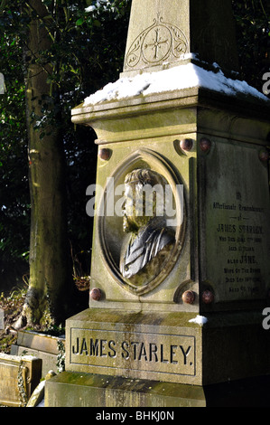 James Starley grave, London Road Cemetery, Coventry, UK Stock Photo - Alamy