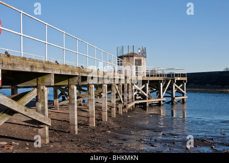 Old jetty on Chasewater reservoir Stock Photo - Alamy