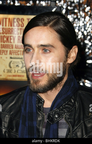 Jared Leto at The Wrestler Los Angeles Premiere held at The Academy ...