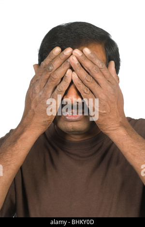 Man crying out in distress Stock Photo - Alamy