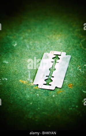 Sharp Metal Razor Blade Shaving Machine Photo Stock Photo - Alamy