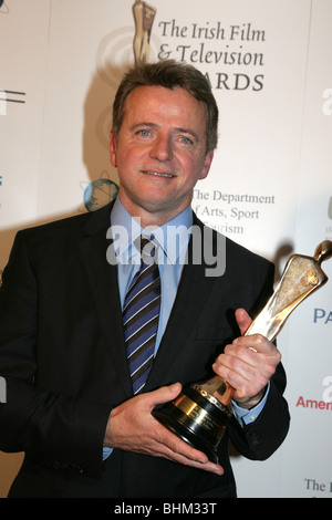 actor Aidan Quinn with his actor in a supporting role film award at The ...