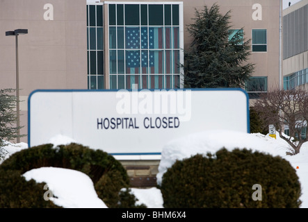 A recently closed hospital in Western Maryland Stock Photo - Alamy