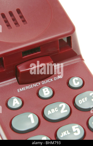 Emergency red phone Stock Photo - Alamy