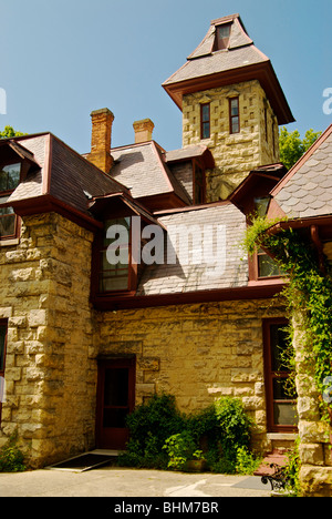 Castle built for Abram Piatt and located in West Liberty Ohio completed ...