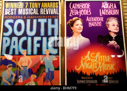 Broadway Show Posters, Shubert Alley, Times Square, NYC Stock Photo - Alamy