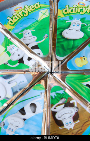 Kraft Dairylea cheese triangles Stock Photo - Alamy