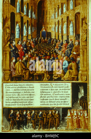 COUNCIL OF CLERMONT 1095 Pope Urban II presides over the meeting which ...