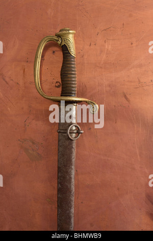 Old Swords on Copper Background Stock Photo - Alamy