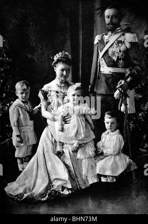 Leopold of Lippe & family Stock Photo - Alamy