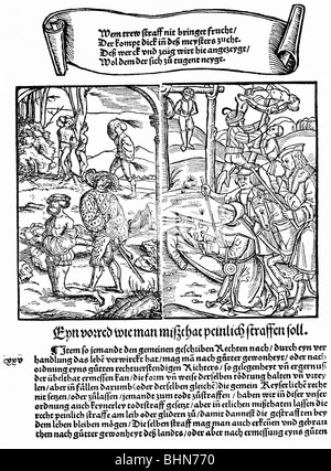 justice, penitentiary system, beheading, execution by guillotine ...