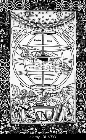 astronomy, world views, geocentric world view, after Claudius ...