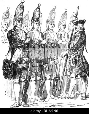 military, Prussia, infantry, "Potsdam Giants", soldier of the Prussian ...