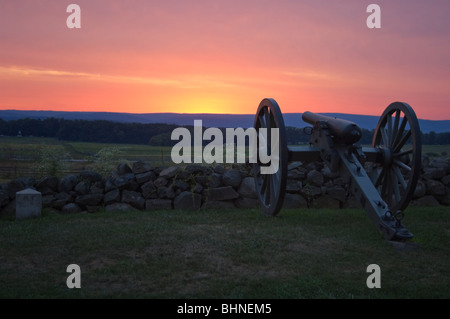 Picture of the Bloody Angle of Pickett's Charge at Gettysburg National ...