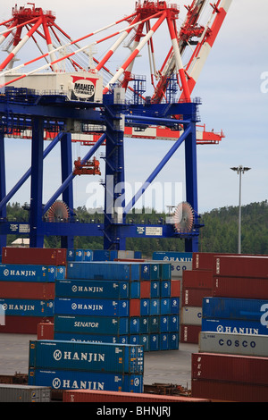 Fairview Container Terminal, Prince Rupert, British Columbia Stock ...
