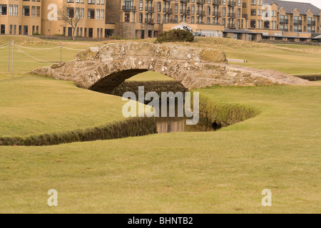 The Swilken Bridge on the 18th Fairway of the Royal and Ancient Golf ...