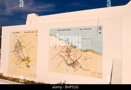 Djerba Tunisia map Stock Photo - Alamy