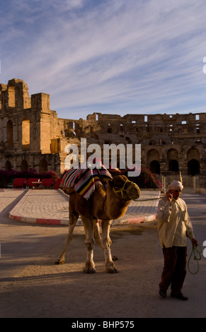 El Jem Amphitheater, Jem, Tunisia Stock Photo - Alamy