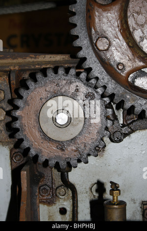 cogs tech technology steam steampunk train engine Stock Photo - Alamy