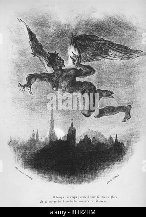 Mephistopheles in the Air, 1828 Stock Photo - Alamy
