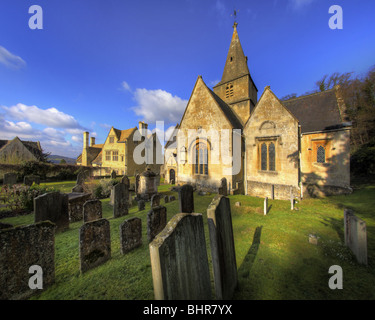 St. Michael`s Church, Dowdeswell, Gloucestershire, England, UK Stock ...