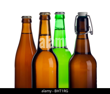 Beer bottles without labels Stock Photo - Alamy