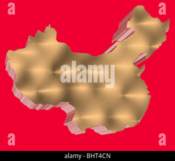 gold on red background Stock Photo - Alamy