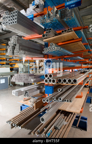metal tube and profiles Stock Photo - Alamy