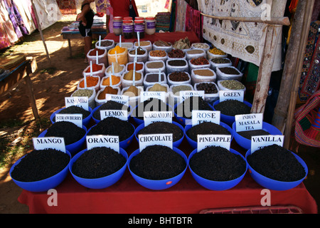 Anjuna Market Arpora Goa India Stock Photo - Alamy