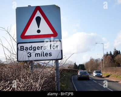 UK Triangle road sign warning of 20% gradient Stock Photo - Alamy