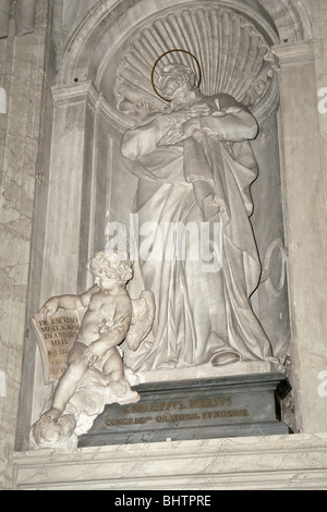 Saint Philip Neri statue in St Peter's basilica, Rome. Italy Stock ...