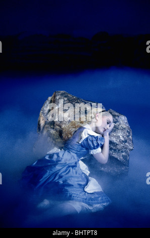 Helen Noble as Alice in Derek Deane's production of Alice In Wonderland ...