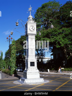 Clock tower, Independence Avenue, Victoria, Mahé, Seychelles Stock ...