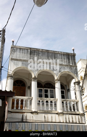 A Sino-Colonial house in Phuket Town, Phuket, Thailand Stock Photo ...