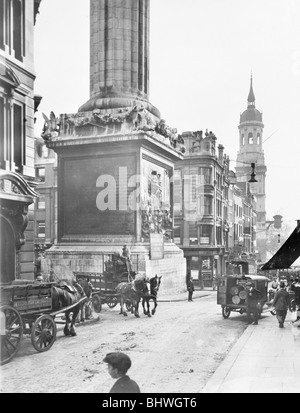 Monument Street and Lower Thames street. - City of London, United ...