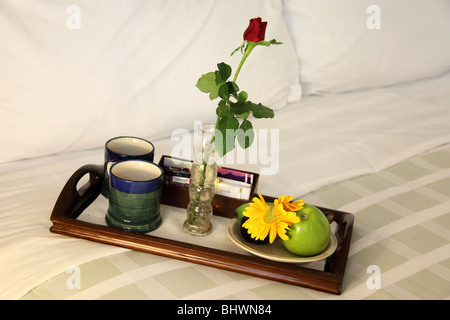 room amenities at a 5 star hotel Stock Photo - Alamy