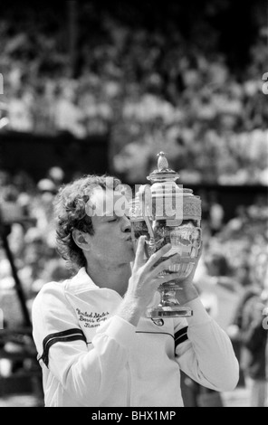 Wimbledon 1983: Men's Final: John McEnroe v. Chris Lewis. Winners and ...